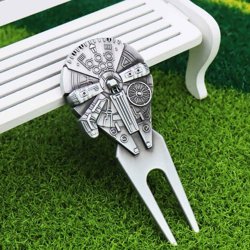 "Star War Falcon"-Divot Tool|Premium Golf Divot Tool|Sliver|Black ...